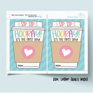 Welcome Back to School Gift Card Holder, Teacher Gift, First Day of ...