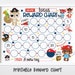 Pirates Animals Reward Chart for Kids, Simple Kids Reward Chart, Cute ...