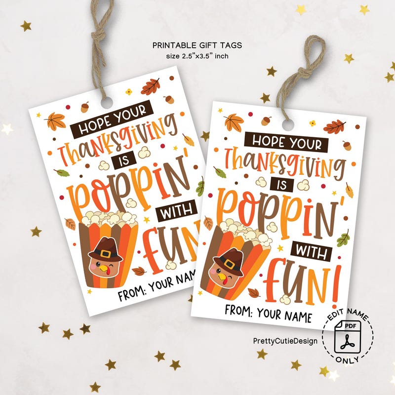Thanksgiving Tags - Etsy