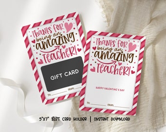 A Special Treat for Someone Sweet, Valentines Day Teacher Greeting Card ...