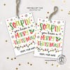 Christmas Candle Gift Tag Printable, Thank You for Being Light in My ...