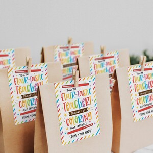 Teacher Appreciation Gift Tags, School Supplies Flair-tastic Teacher ...