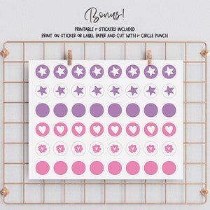 Unicorn Rainbow Reward Chart for Kids, Simple Kids Reward Chart, Cute ...