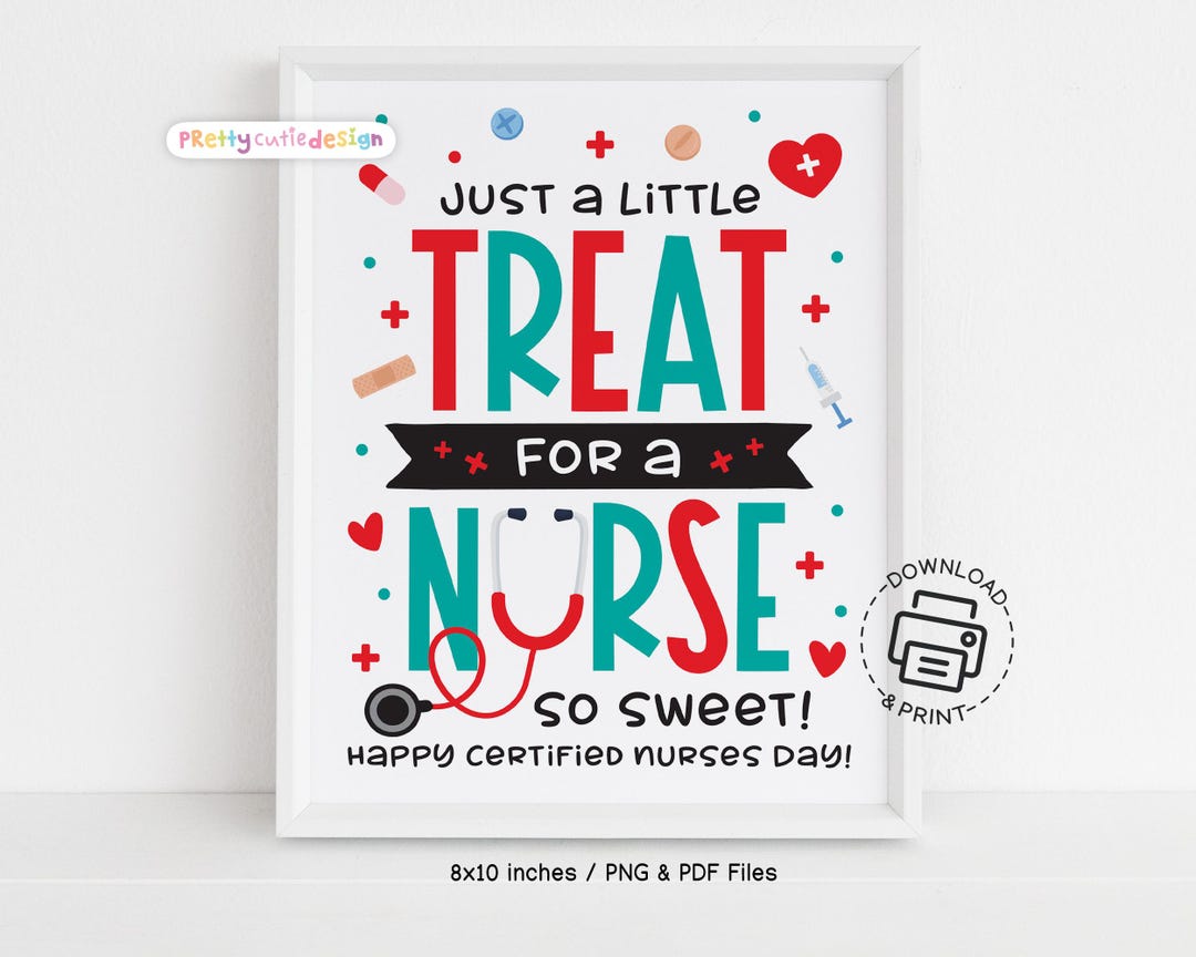 Certified Nurses Day Sign Printable, Happy Certified Nurses Day ...