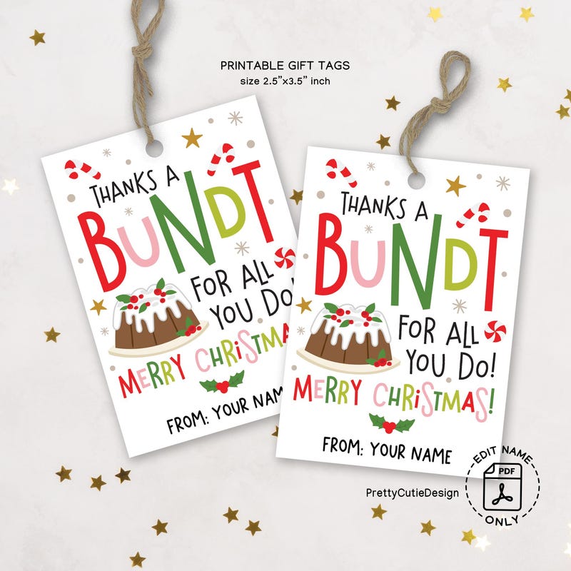 Thank You Cake Tags - Etsy