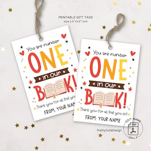 School Librarian Appreciation Tag, School Librarian Tag, School Pto Pta ...