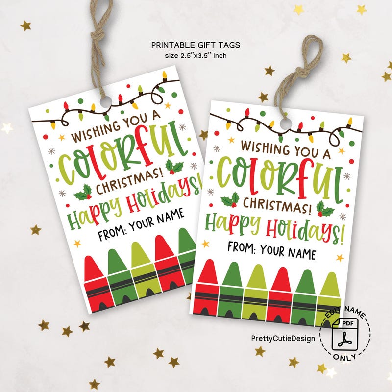 Colorful Gift Tags - 60+ Gift Ideas for 2025