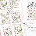 Christmas Gift Tags, Thank You Light in My Life Printable, Teacher ...