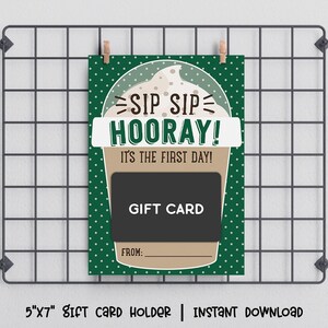 Sip Sip Hooray It's the First Day, Back to School Coffee Teacher Frappe ...