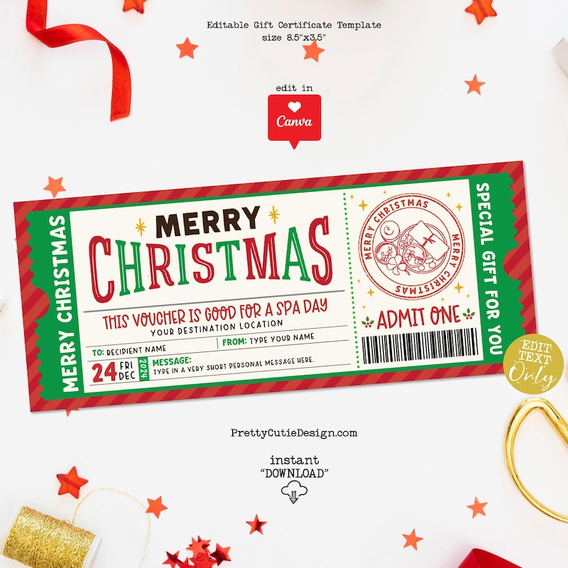 Personalised Voucher Spa - Etsy