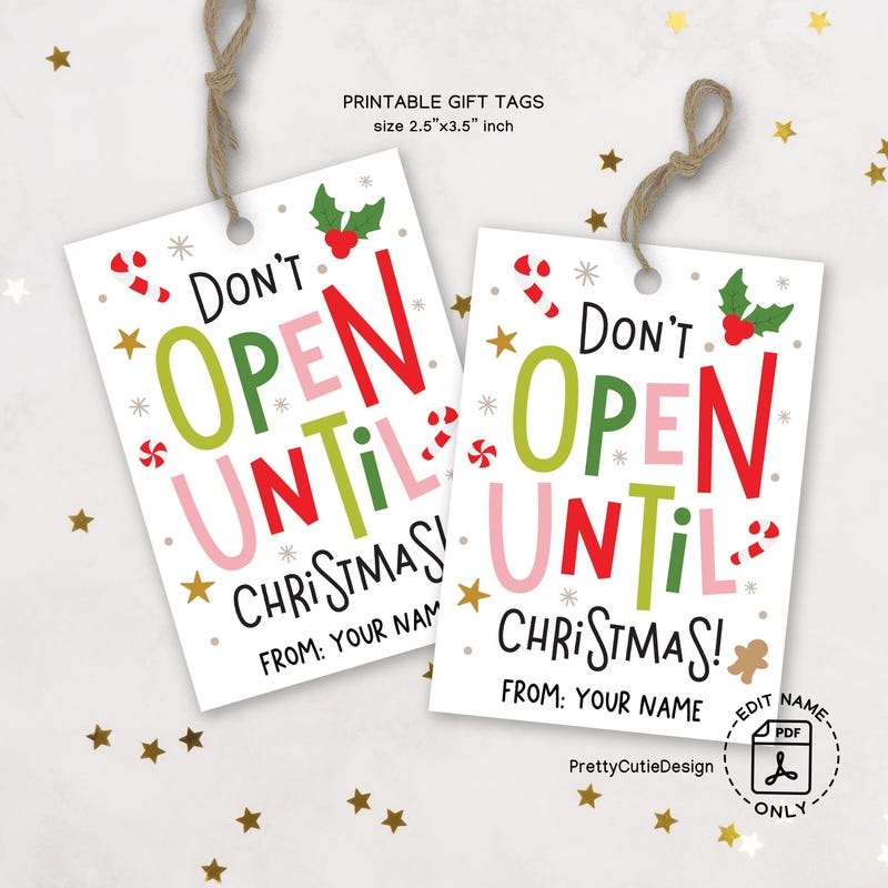 Do Not Open Until - Etsy