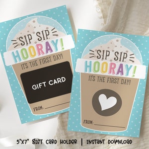 Sip Sip Hooray It's the First Day Back to School Coffee - Etsy