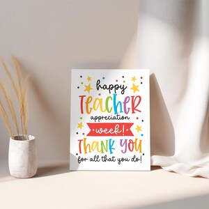 Happy Teacher Appreciation Week Sign Printable, Thank You Teacher ...