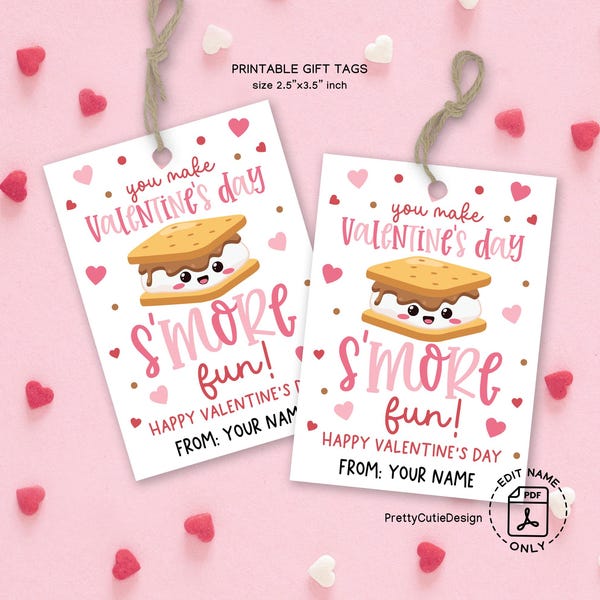 Smores Valentine - Etsy