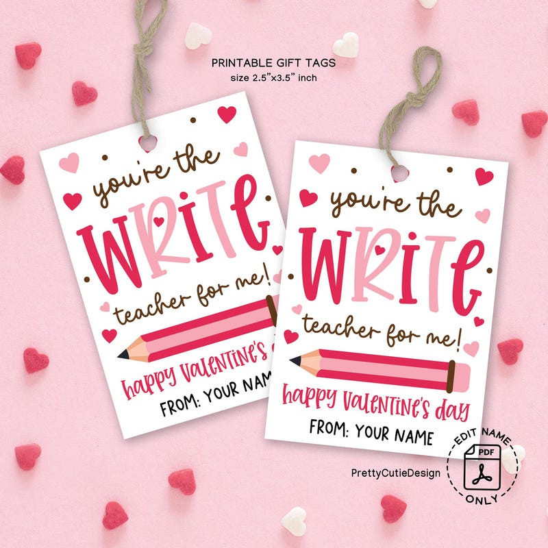 Valentine Pencils - Etsy