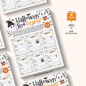 Halloween Candy Gram Sale Flyer, School Fundraiser Halloween Sale ...