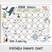 Printable Under the Sea Reward Chart for Kids, Whale Simple Kids Reward ...