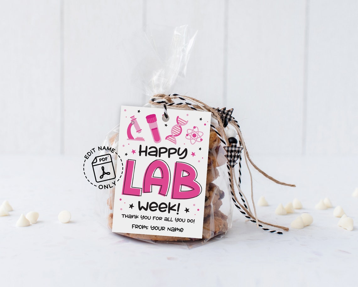 Medical Laboratory Professionals Week Appreciation Tags, Happy Lab Week ...