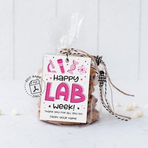 Medical Laboratory Professionals Week Appreciation Tags, Happy Lab Week ...