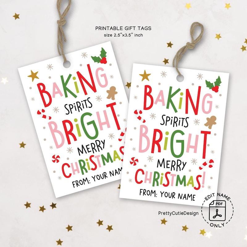 Cookie Box Handmade Tags - Etsy