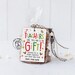 Teacher Christmas Gift Tags, Holiday Treat Bag Printable, Staff ...