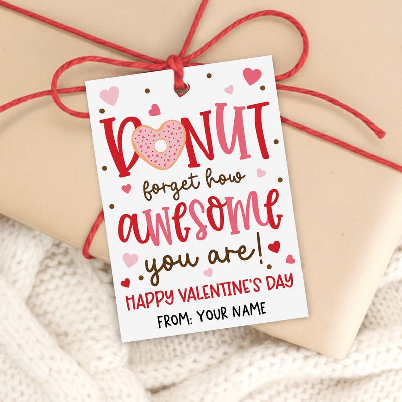 Valentines Day Donut Bag - Etsy