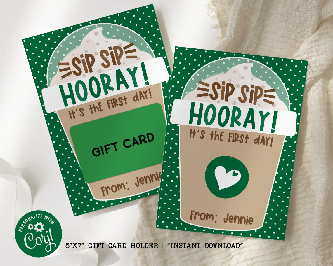 Sip Sip Hooray It's the First Day Back to School Coffee - Etsy