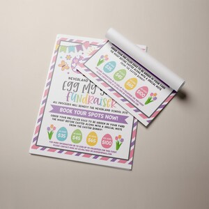 Easter Egg My Yard Fundraiser Template, School Fundraiser Event Canva ...