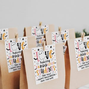 Students Halloween Gift Tags Printable, Faboolous Students Trick or ...