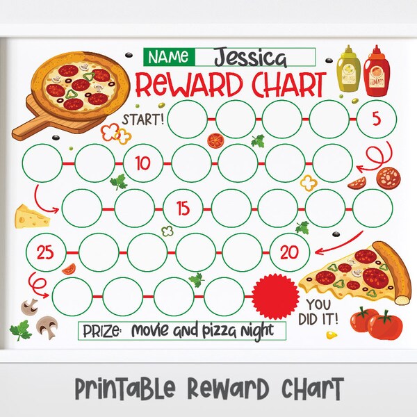 Reward Chart - Etsy