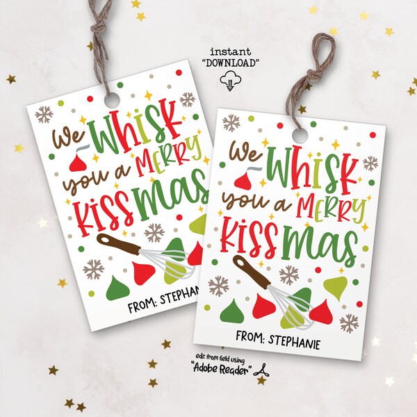 We Whisk You a Merry Christmas - Etsy