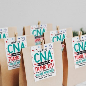 CNA Week Gift Tag: Personalized Appreciation Card (printable) - Etsy