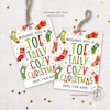Instant Download Christmas Socks Gift Tag Printable A Little Treat for ...