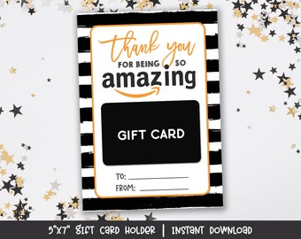 Teacher Gift Card Printable | Etsy