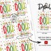Playdough Gift Tags Printable, Won-doh-ful Christmas, Winter Break ...