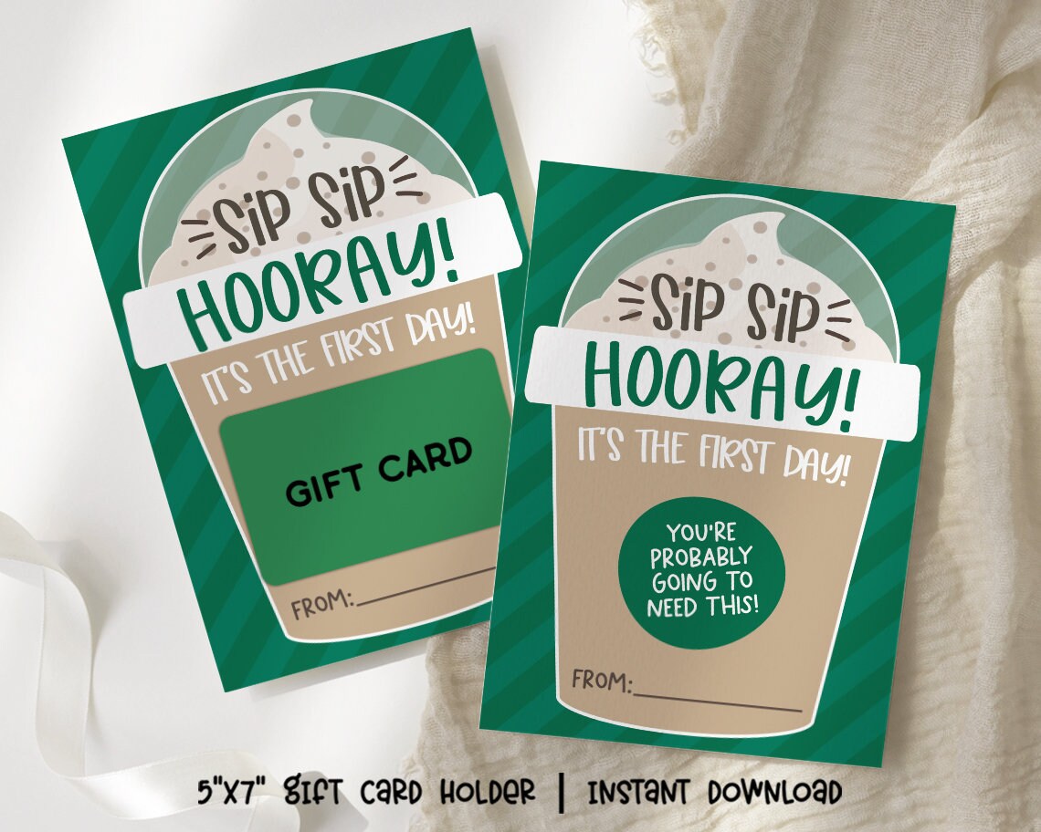 Sip Sip Hooray It's The First Day Back to School Coffee | Etsy