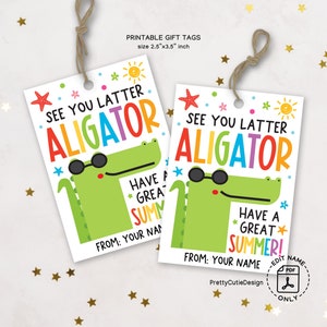Last Day of School Gift Tag, End of School Year Gifts, End of Year Gift ...