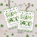 St Patricks Day Printable Tags, You Shamrock Gift Tag, Kids St Patricks ...