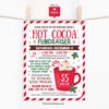 Hot Cocoa Flyer Template, Editable Hot Cocoa Bar Flyer Template, Hot ...