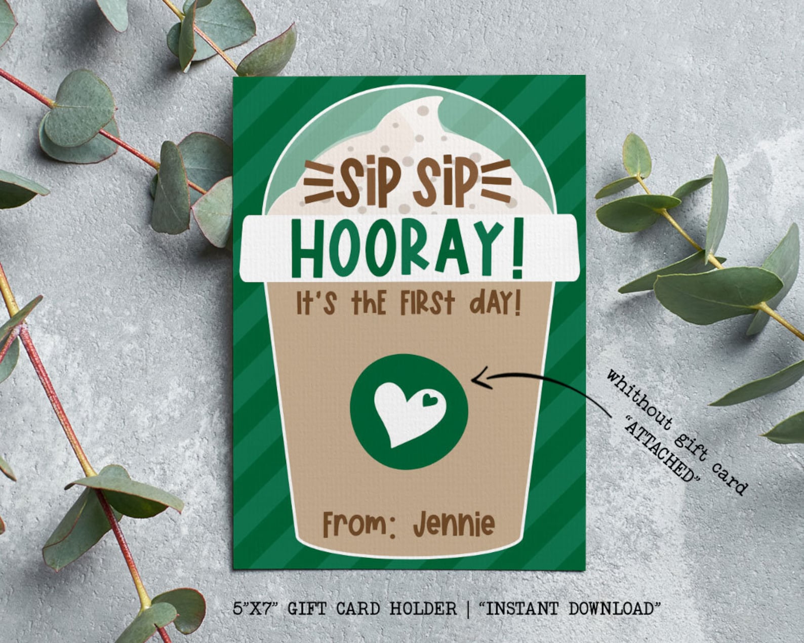 Sip Sip Hooray It's The First Day Back to School Coffee | Etsy