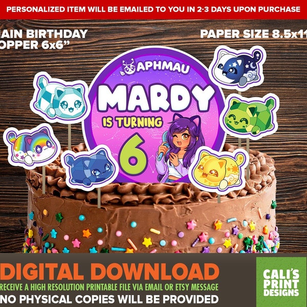 Meemeows Cake Topper - Etsy