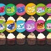 Printable Baby Bus Cupcake Toppers Party Decorations Babybus Party ...