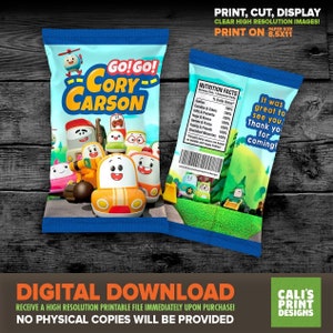 Printable Go Go Cory Carson Chip Bag Wrapper - Cory Carson NETFLIX ...