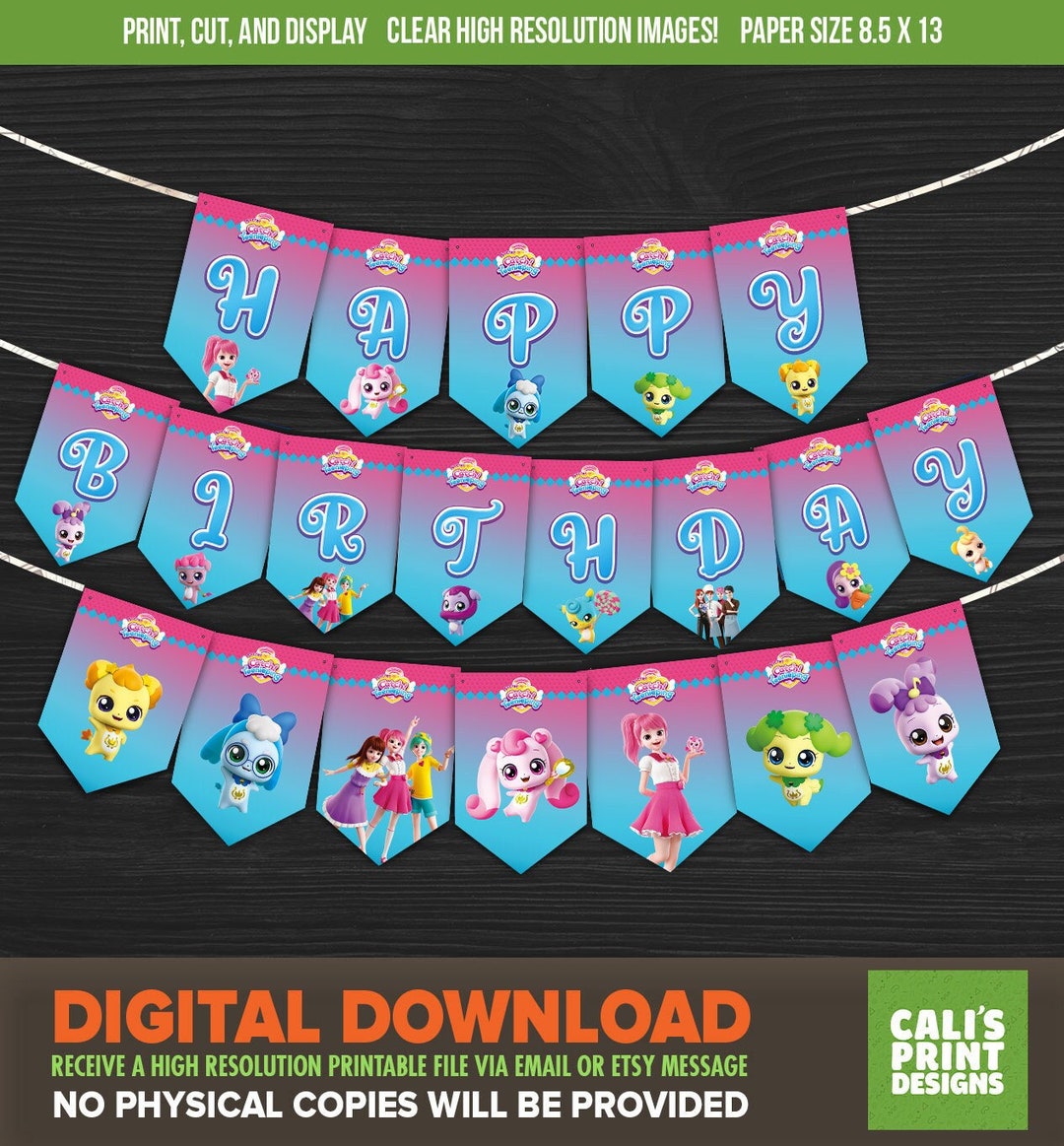 Printable Catch! Teenieping Birthday Banner - Catch! Teenieping Party ...