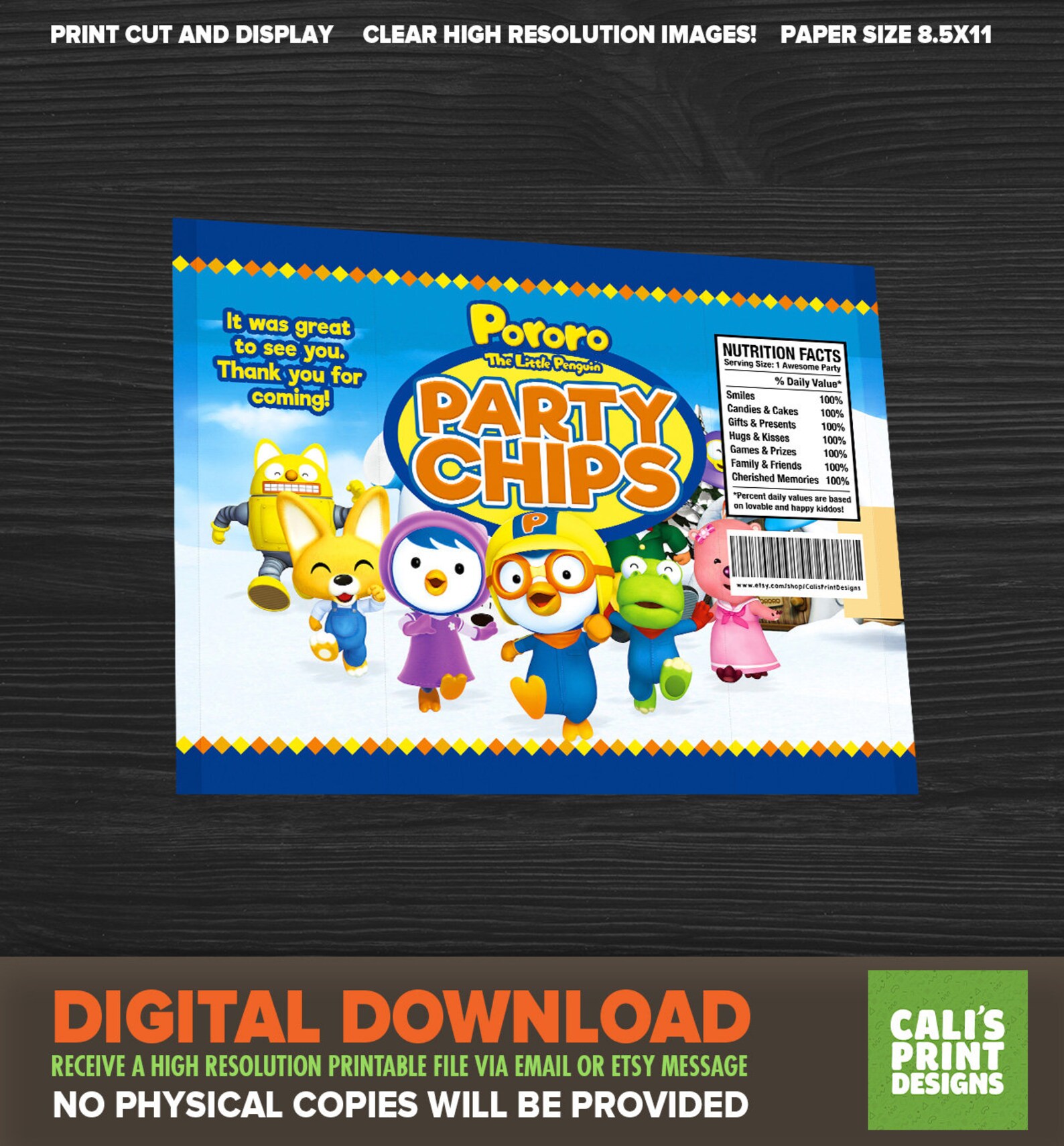 Etiquetas imprimibles pocoro chip bag Etiquetas Pocoro - Etsy España