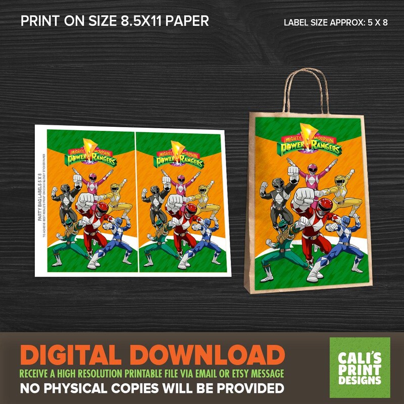 Power Rangers Banner - Etsy