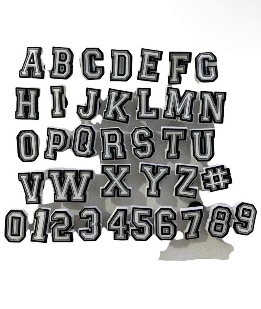 Alphabet Charm Numbers Croc Charms Letter Charms Charm - Etsy