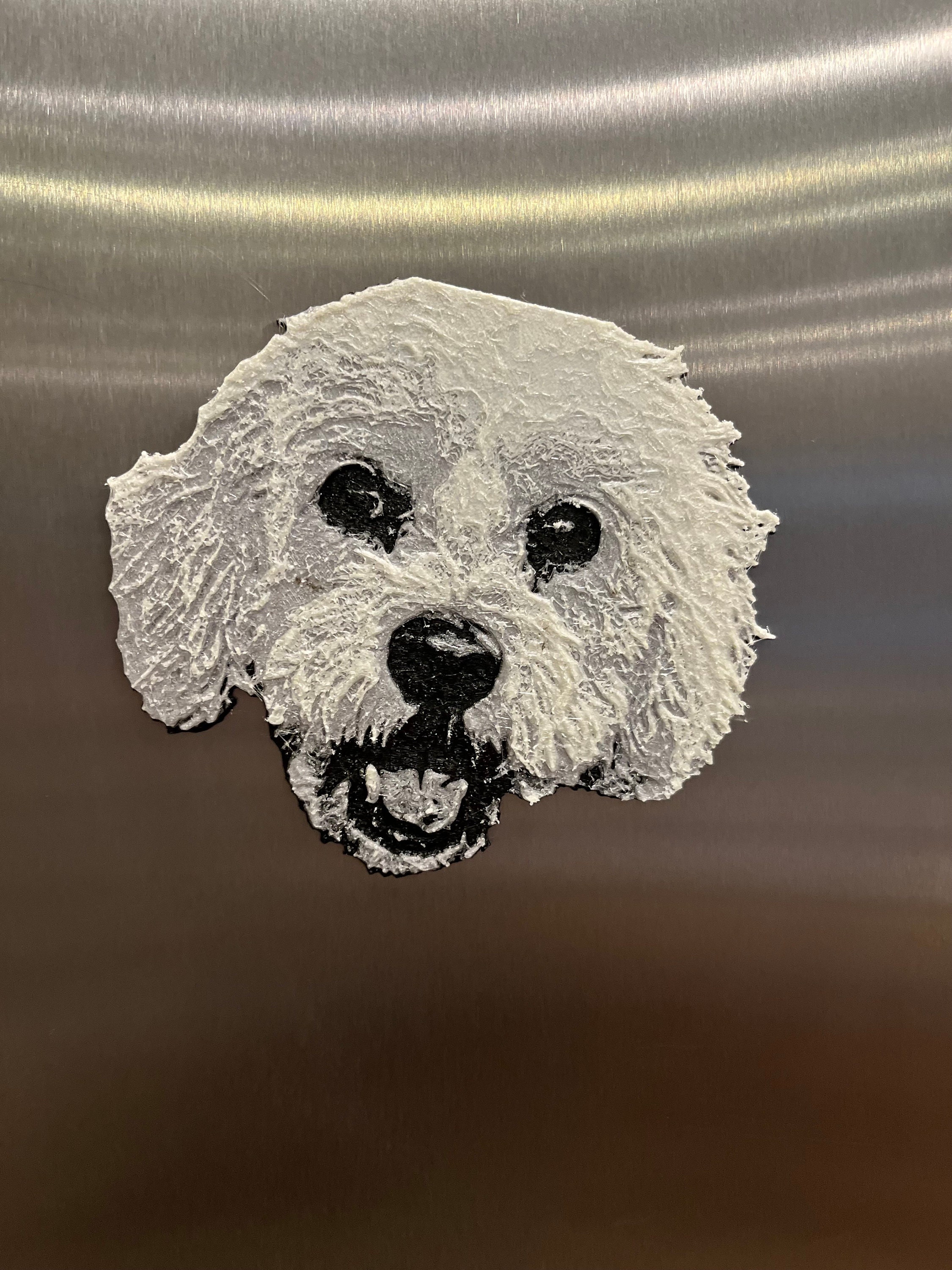 Personalized 3d Printed Pet Magnet (custom Designed and 3D Printed for ...