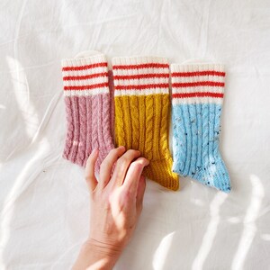 Easy Cable Sock Knitting Pattern ~ Beginner Friendly ~ the Cider House ...
