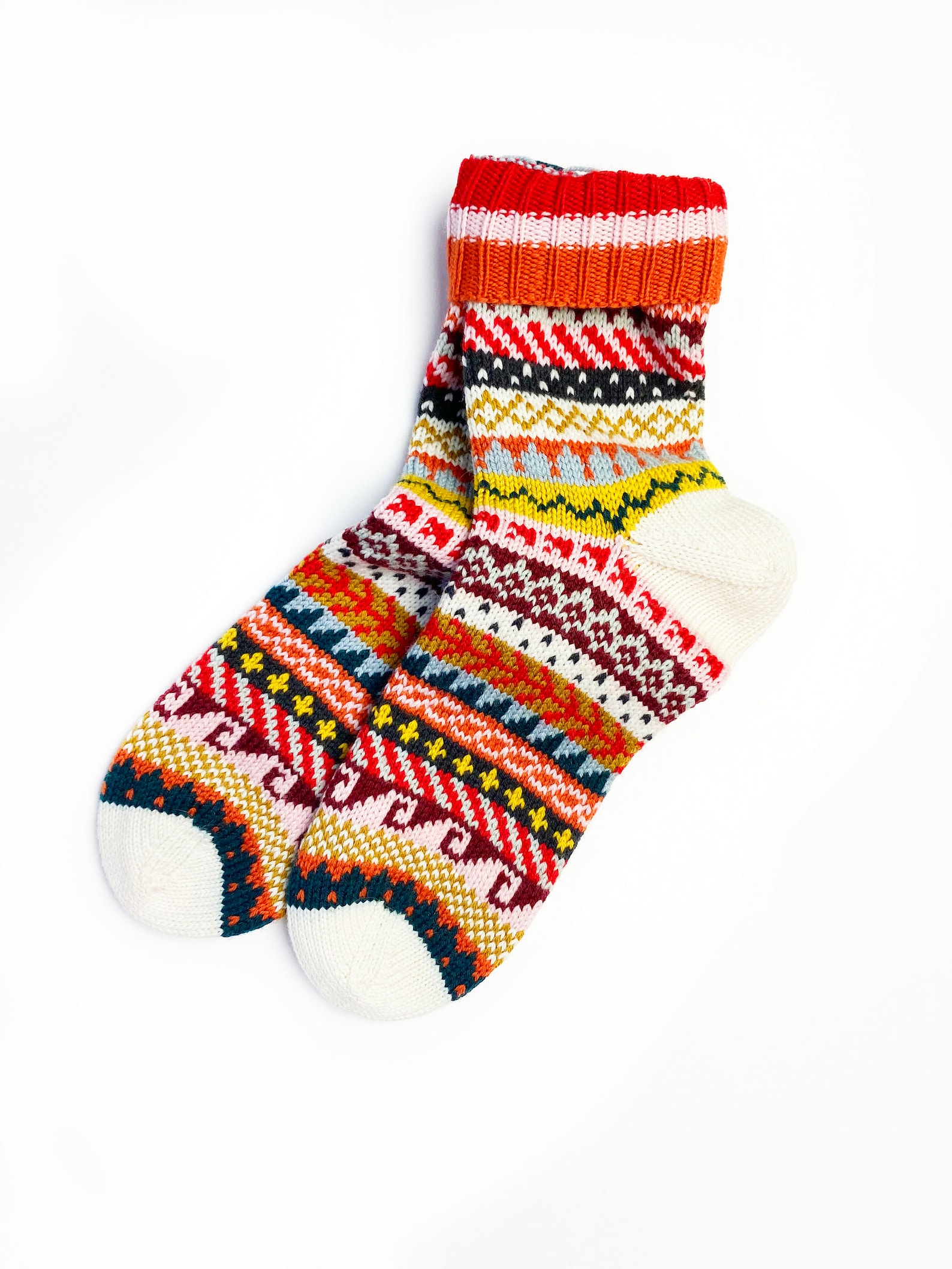 Lykke Socks Easy Beginner Colorwork Stranded Sock Knitting - Etsy